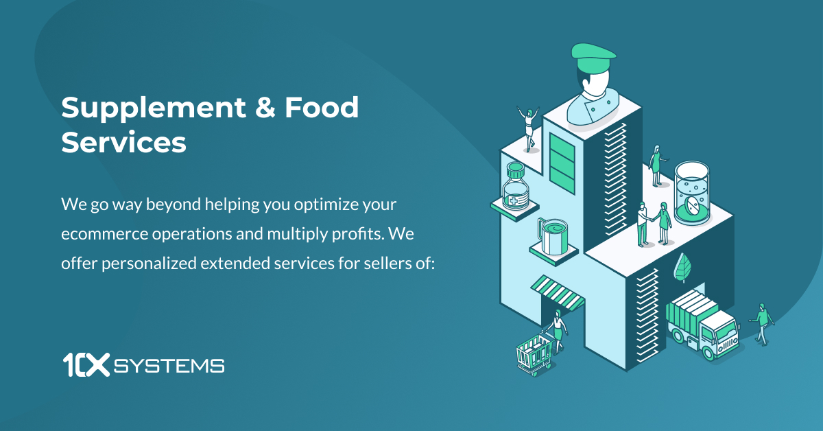 Supplements & Food Services| Scaling as a Service | 10X Solutions